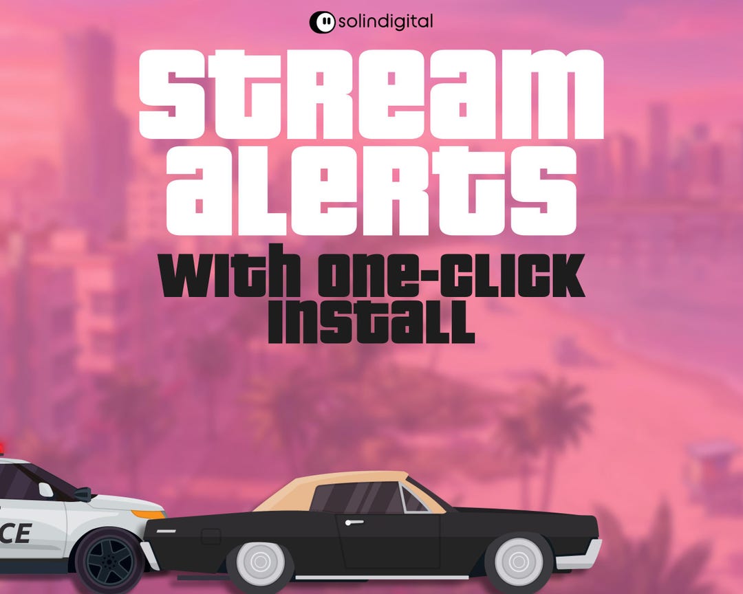 Police Chase Stream Alerts | High-speed Pursuit Animation With Sound ...