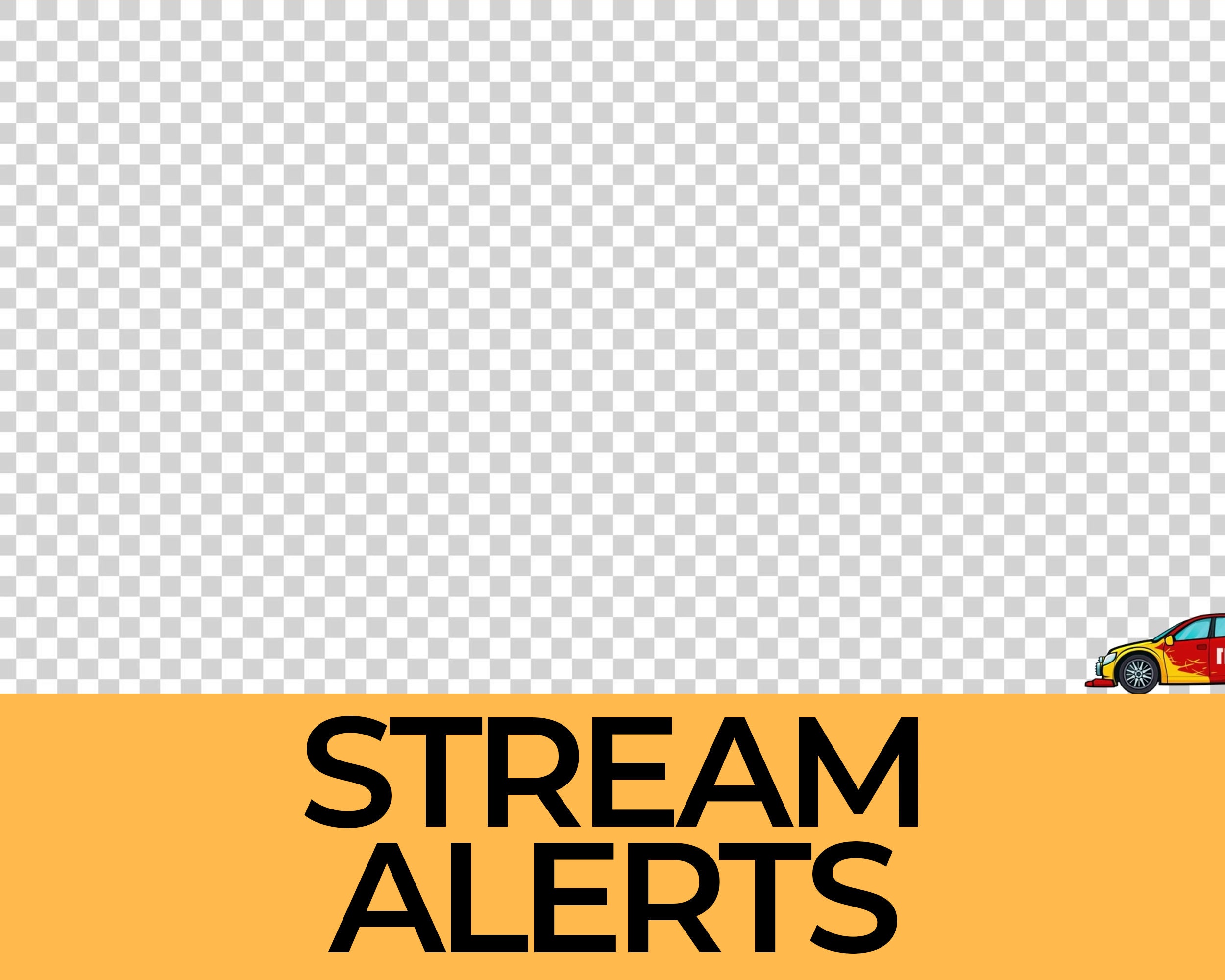 Rally Car Animated Alerts for Twitch Streams Racing Vehicle - Etsy