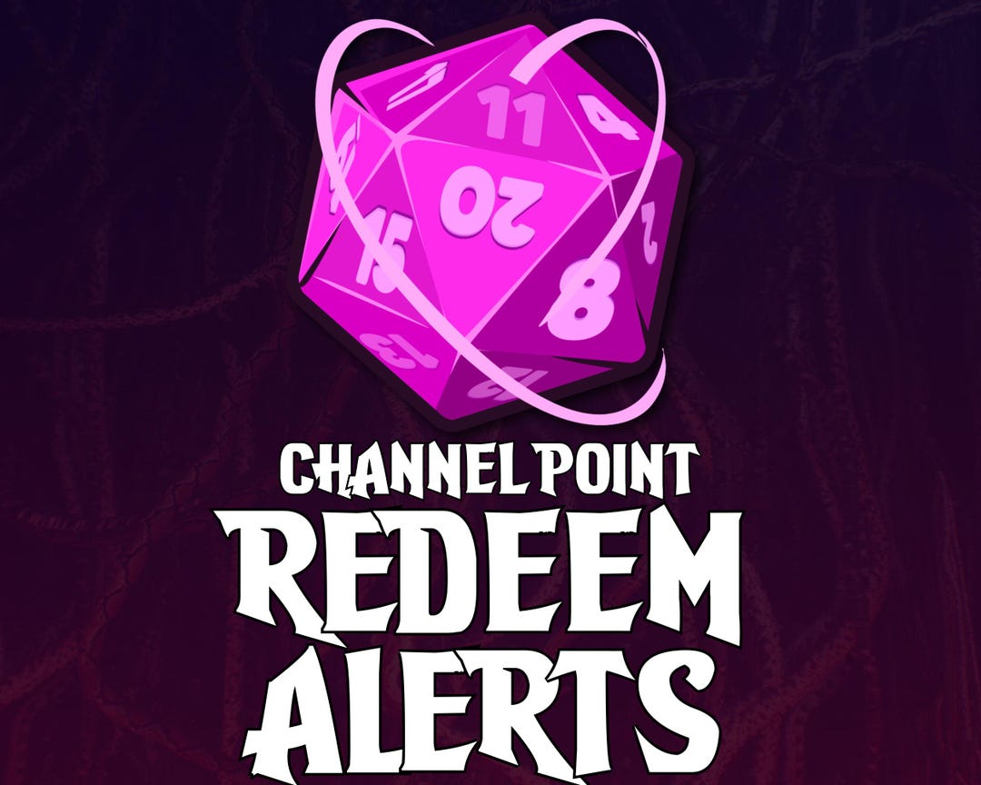 Dice Roll Redeem Alerts for Twitch, Animated Dragon Dungeon Tabletop ...