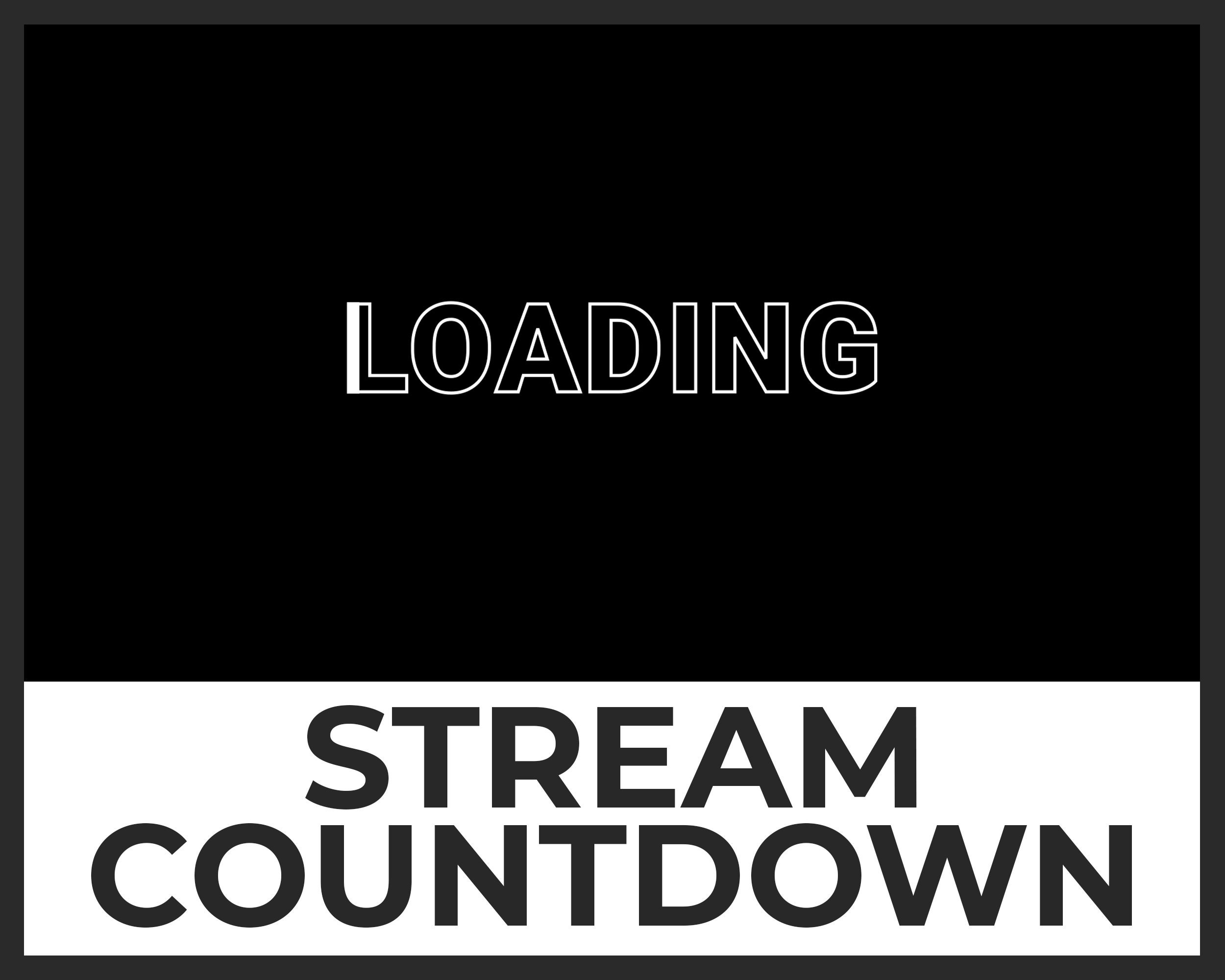 Stream Countdown, Stream Starting Timer, 5 Minutes, Loading - Etsy