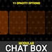 Modular Twitch Chat Box, 3 Layers, 5 Shapes, 11 Transparency, 4 ...