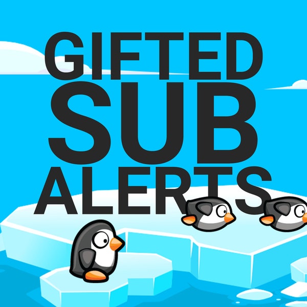 Animated Gifted Sub Overlay - 60+ Gift Ideas for 2025