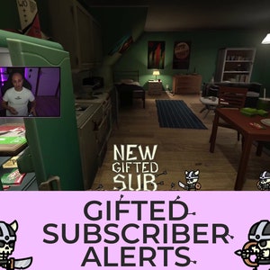 Tiny Skeleton Gifted Sub Alerts for Twitch Streams, Cute Kawaii Chibi ...