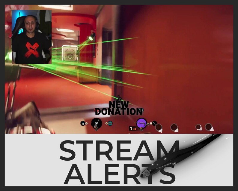 Animated Alerts for Twitch Streams Meteor Fall Impact and - Etsy