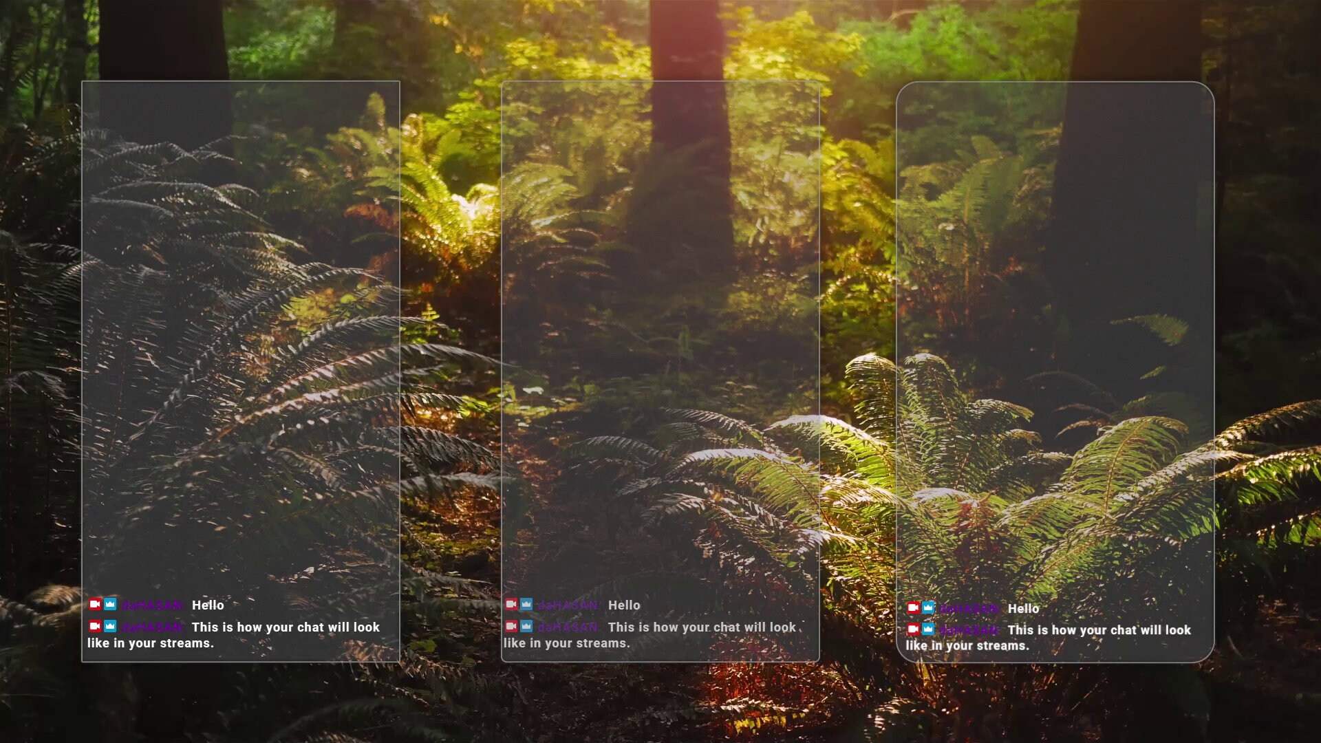 Twitch Chat Box Scalable Mix and Match Stream Overlays for - Etsy