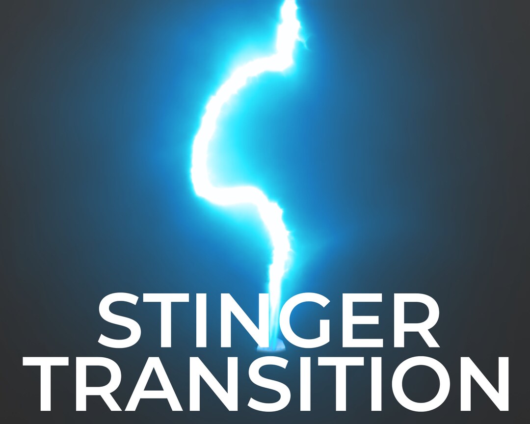 Lightning Stinger Transition, Animated Twitch Overlays, Twitch ...