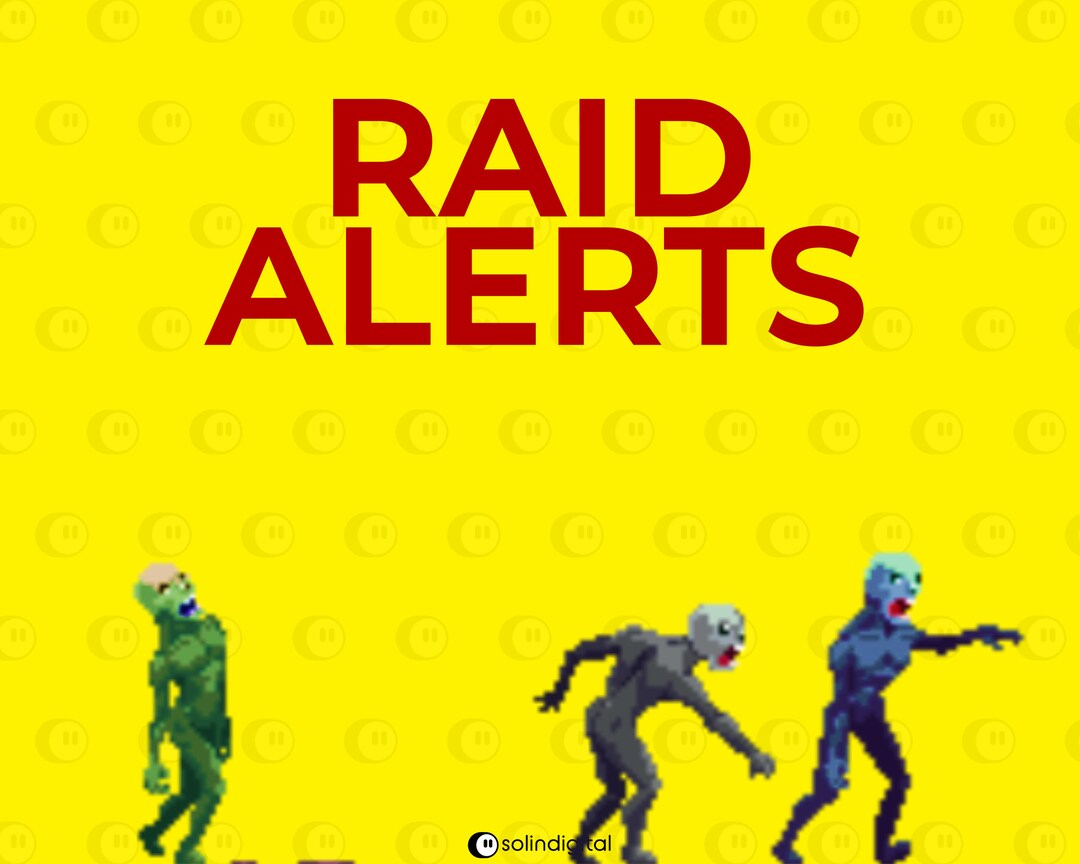 Zombie Raid Alerts for Twitch Streamers, Spooky Halloween Horror Stream ...