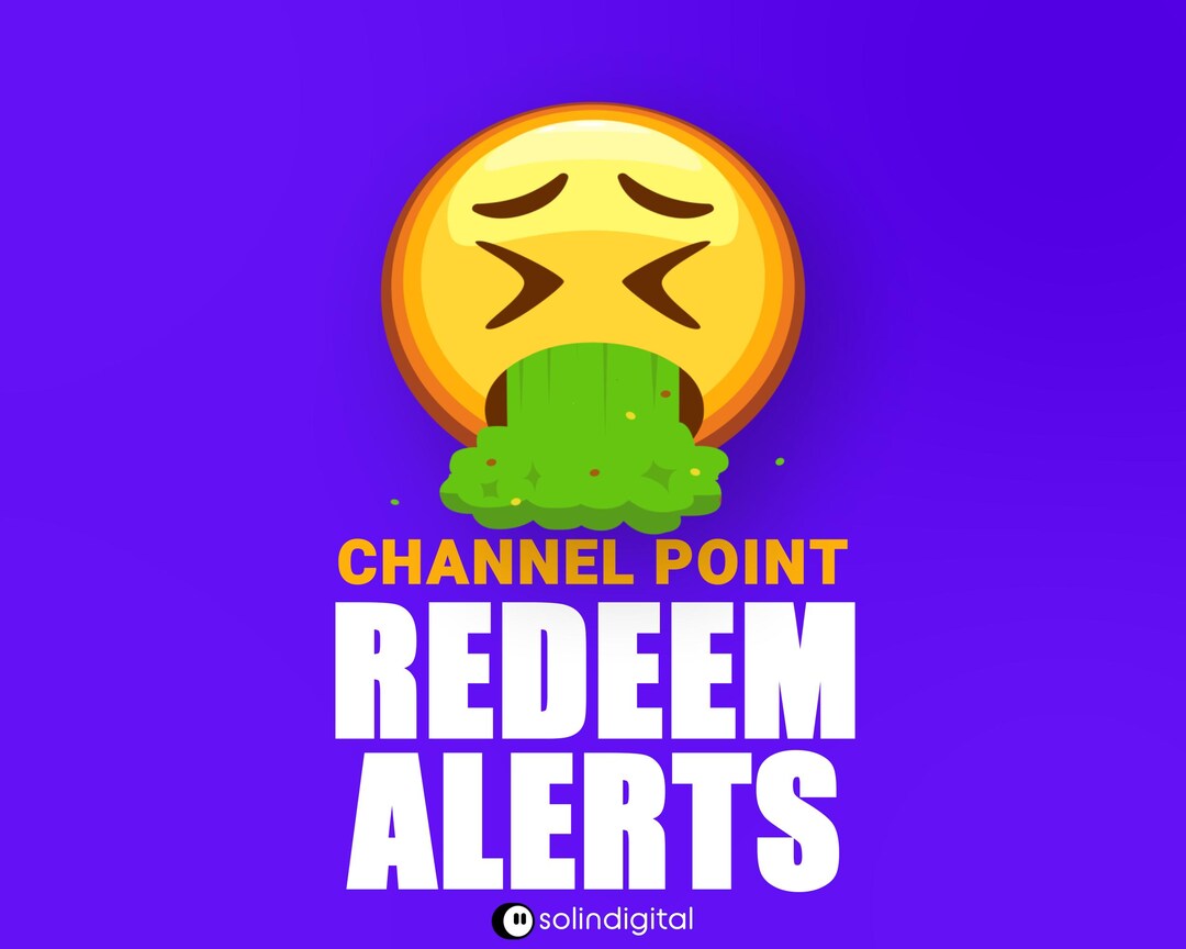 Vomit Emoji Redeem Alert | Funny Disgust Reaction Animation | Twitch ...