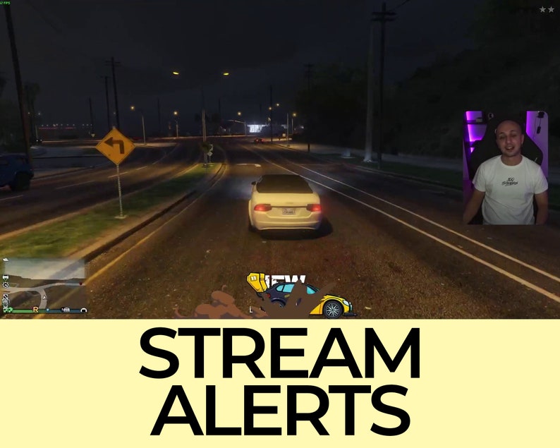 Rally Car Animated Alerts for Twitch Streams, Racing Vehicle Overlay ...