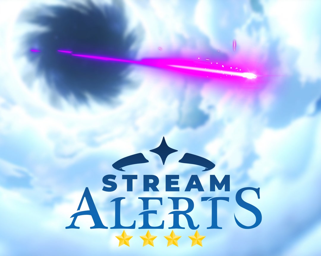 Genshin Impact Wish Alerts for Twitch Streams, Animated Comet Alert ...