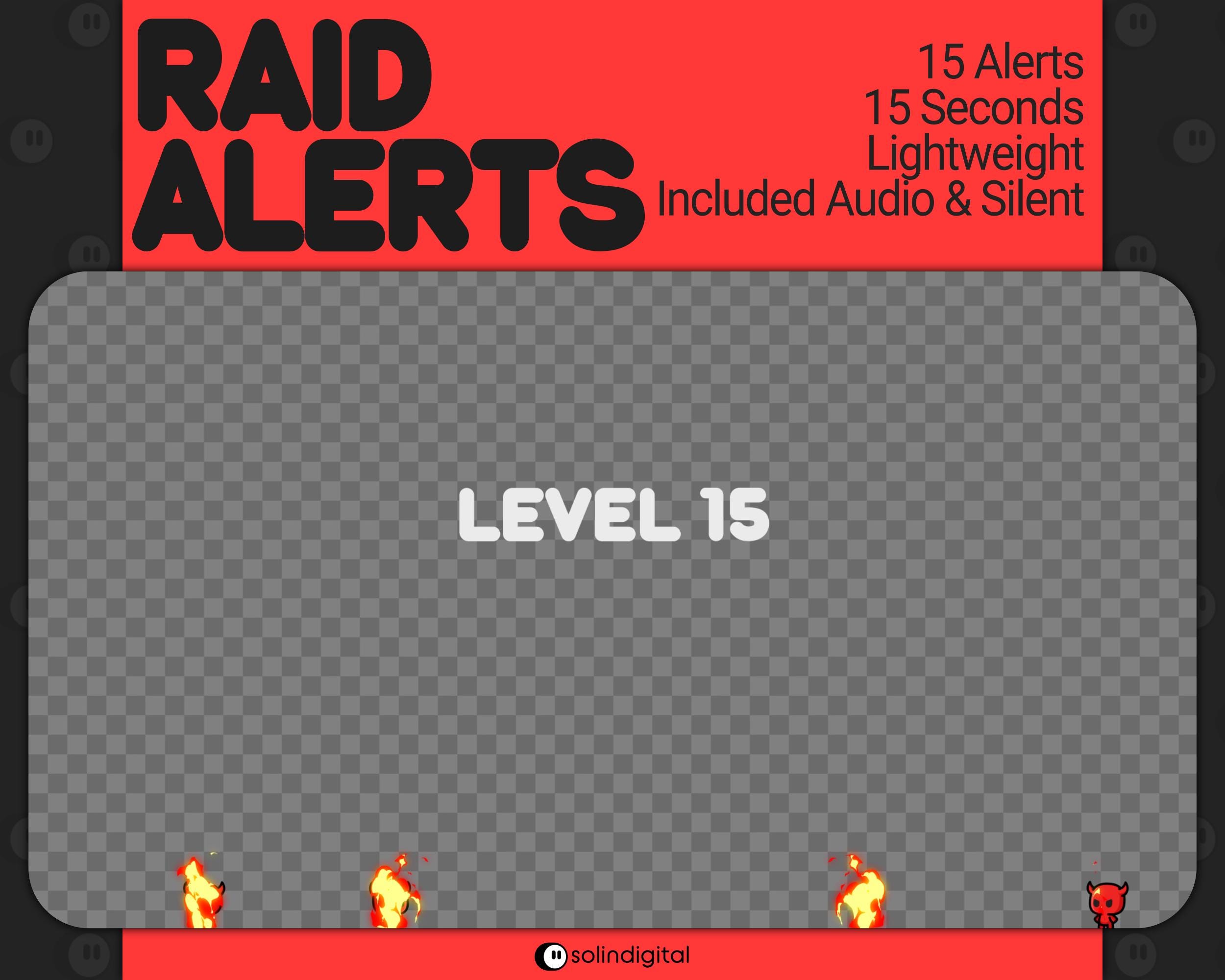 Tiny Devil Raid Alerts for Twitch, Animated Cute Chibi Spooky Monster ...