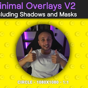 Minimal Overlays V2, Camera Borders and Shadows for Streaming, Easy to ...