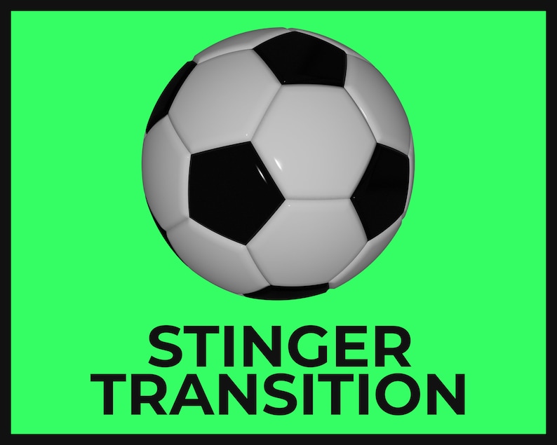 Soccer Ball Stinger Transition, Football Animated Twitch Overlays ...