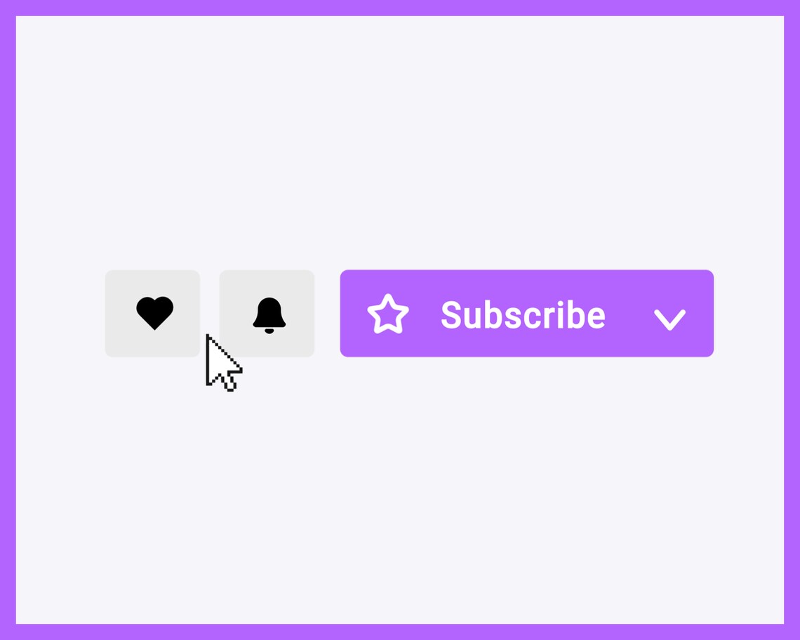 Animated Twitch Follow and Subscribe Pop-up Overlays, Light Theme ...