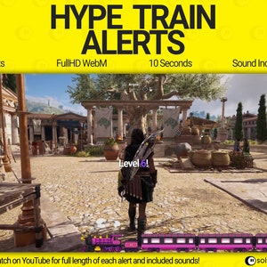 Locomotive Hype Train Alerts With Levels, Steam Train Twitch Alerts ...