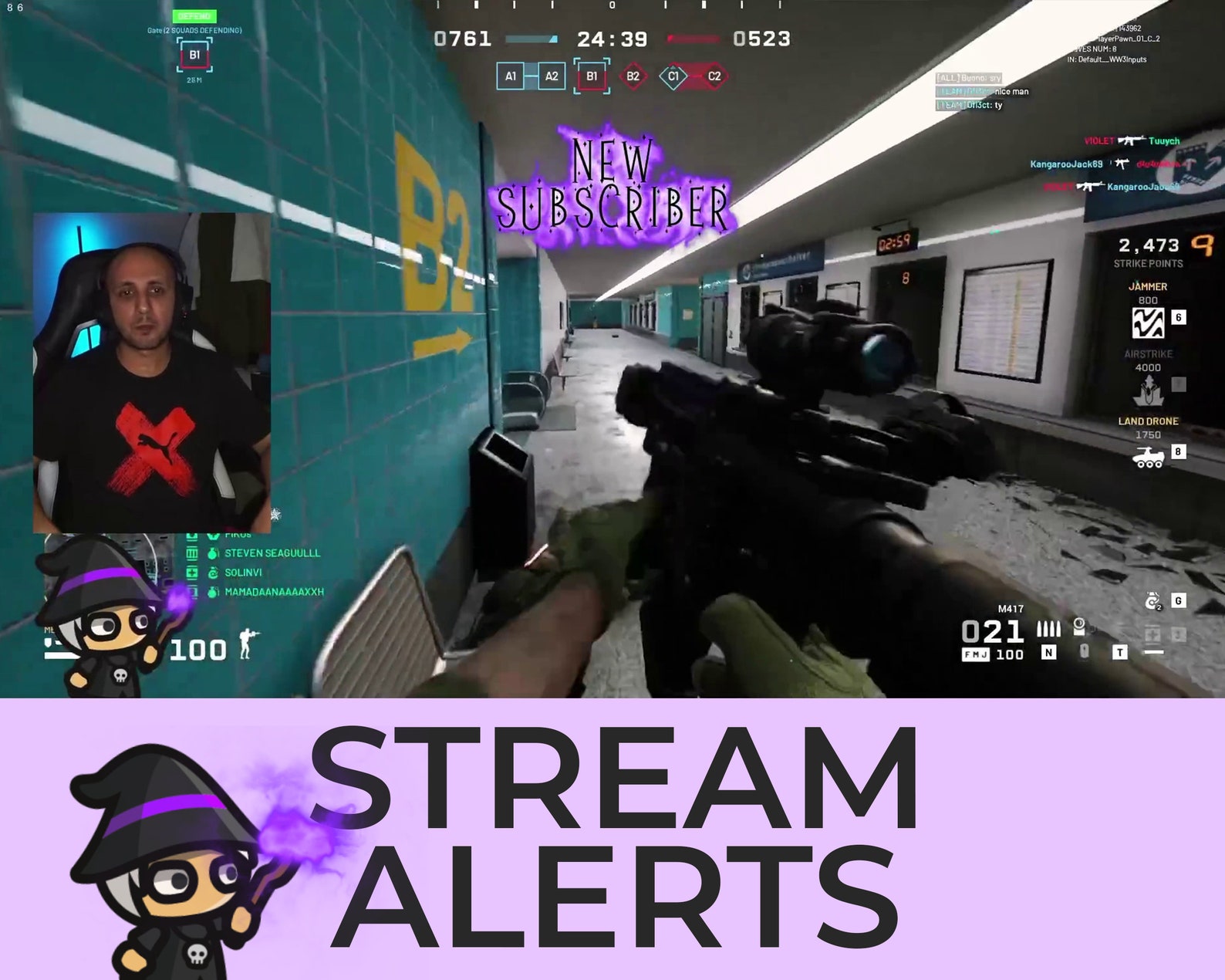 Magical Animated Alerts for Twitch Streams Cute Kawaii Chibi - Etsy