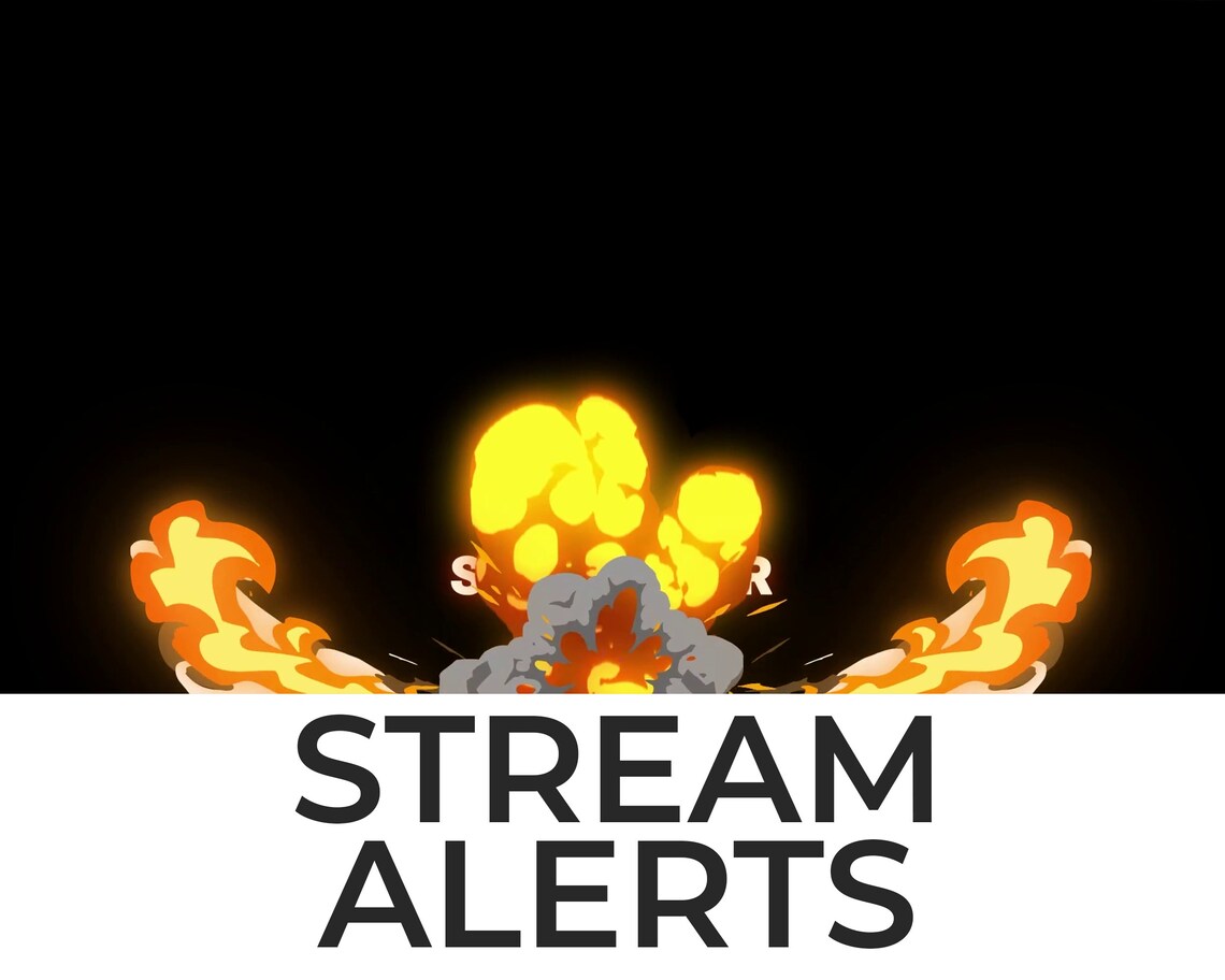 Animated Alerts for Twitch Streams, Meteor Fall Impact and Fire Alert ...