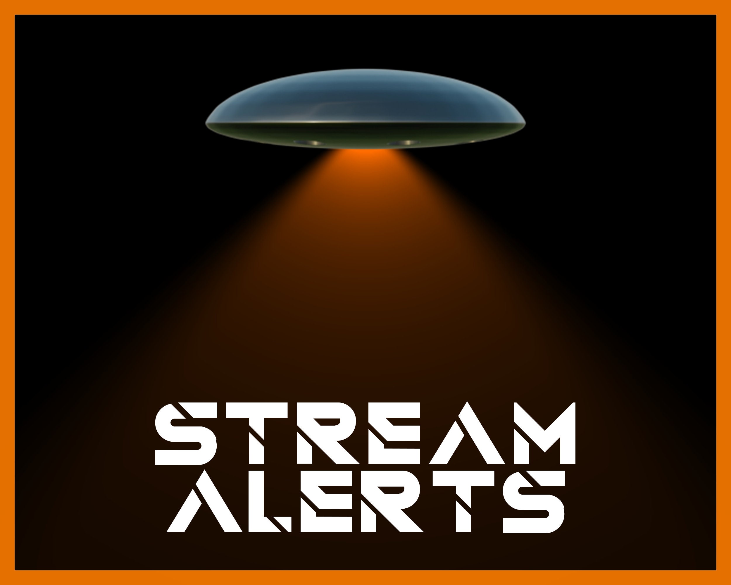 UFO Animated Alerts for Twitch Streams Spooky Alien Alert - Etsy