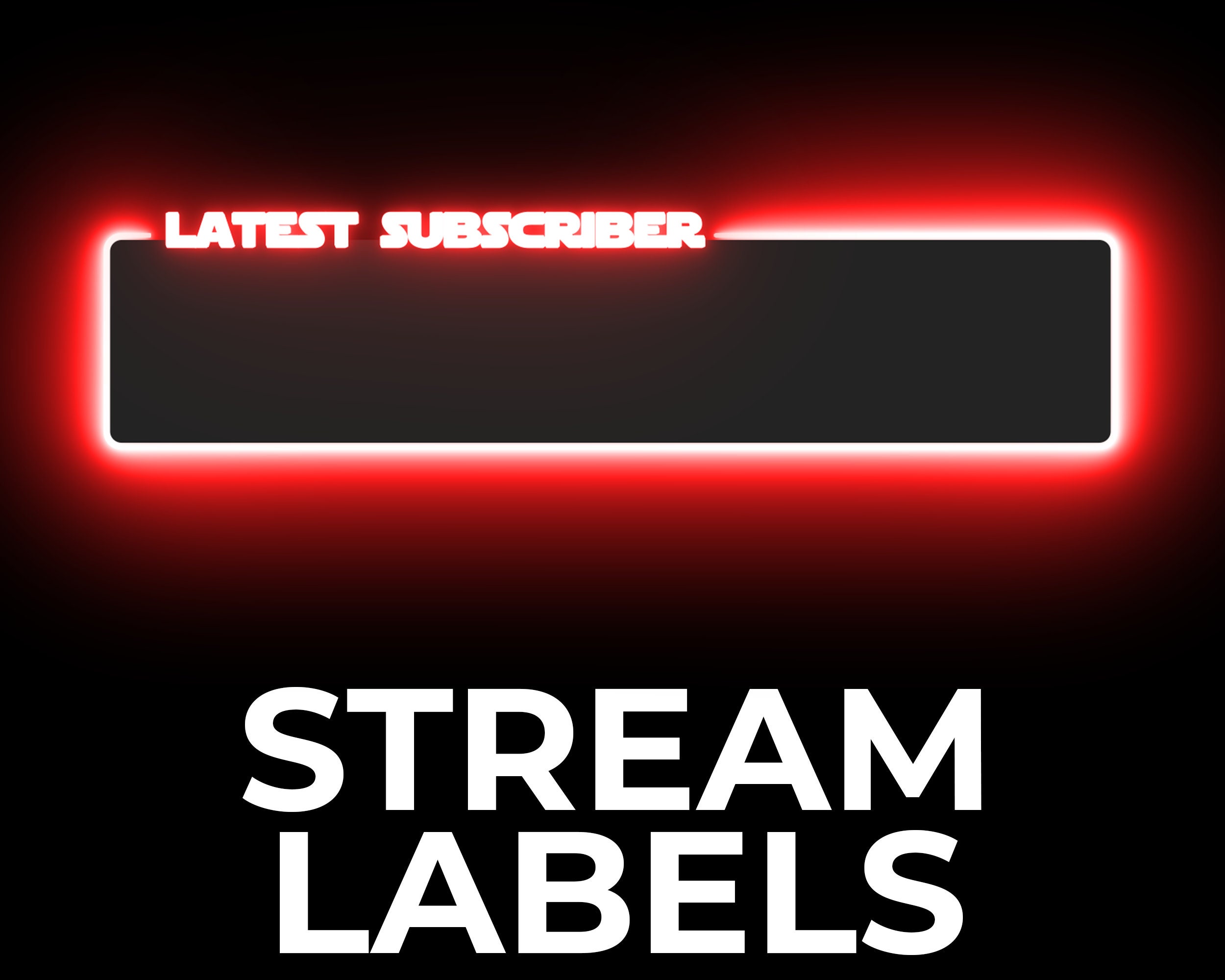 Animated Red Saber Stream Labels Twitch Labels Latest - Etsy