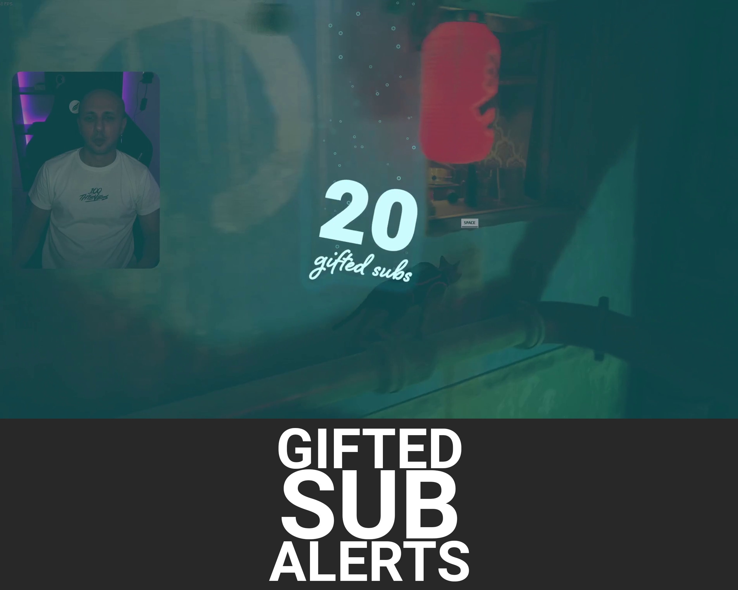 Underwater Gifted Sub Alerts for Twitch Streams Ocean Sea - Etsy