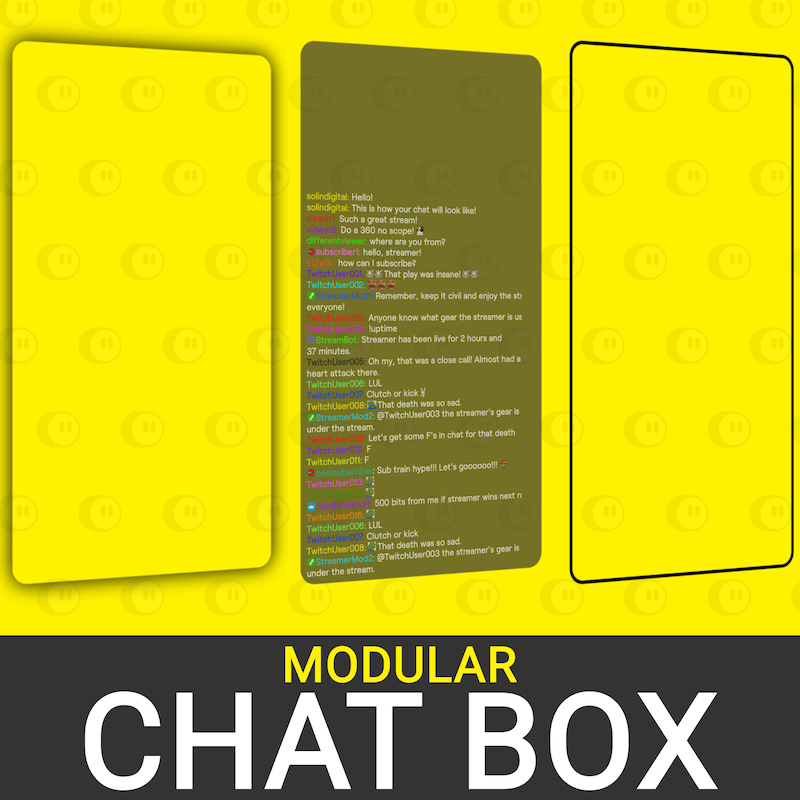 Twitch Chat Overlay - Etsy
