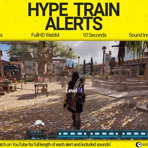 Locomotive Hype Train Alerts With Levels, Steam Train Twitch Alerts ...