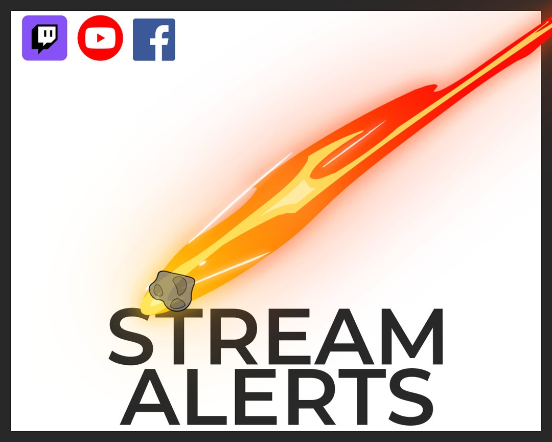 Animated Alerts for Twitch Streams, Meteor Fall Impact and Fire Alert ...