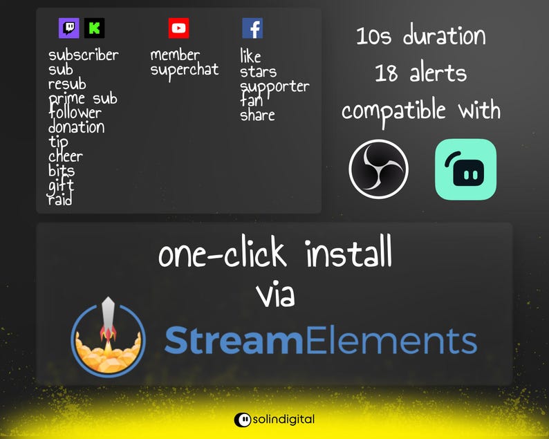 Crab Island Stream Alerts for Twitch, Animated Cute Pixel Art Dance ...