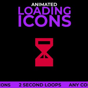 Animated Loading Icons, Loading Overlays for Twitch, Youtube, Facebook ...
