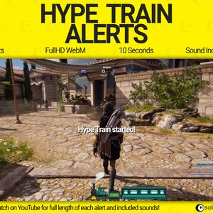 Locomotive Hype Train Alerts With Levels, Steam Train Twitch Alerts ...