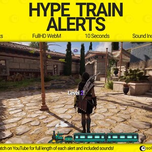 Locomotive Hype Train Alerts With Levels, Steam Train Twitch Alerts ...