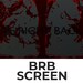 Blood Be Right Back Screen BRB Animated Scene Spooky Horror - Etsy