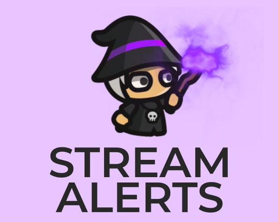 Magical Animated Alerts for Twitch Streams Cute Kawaii Chibi - Etsy