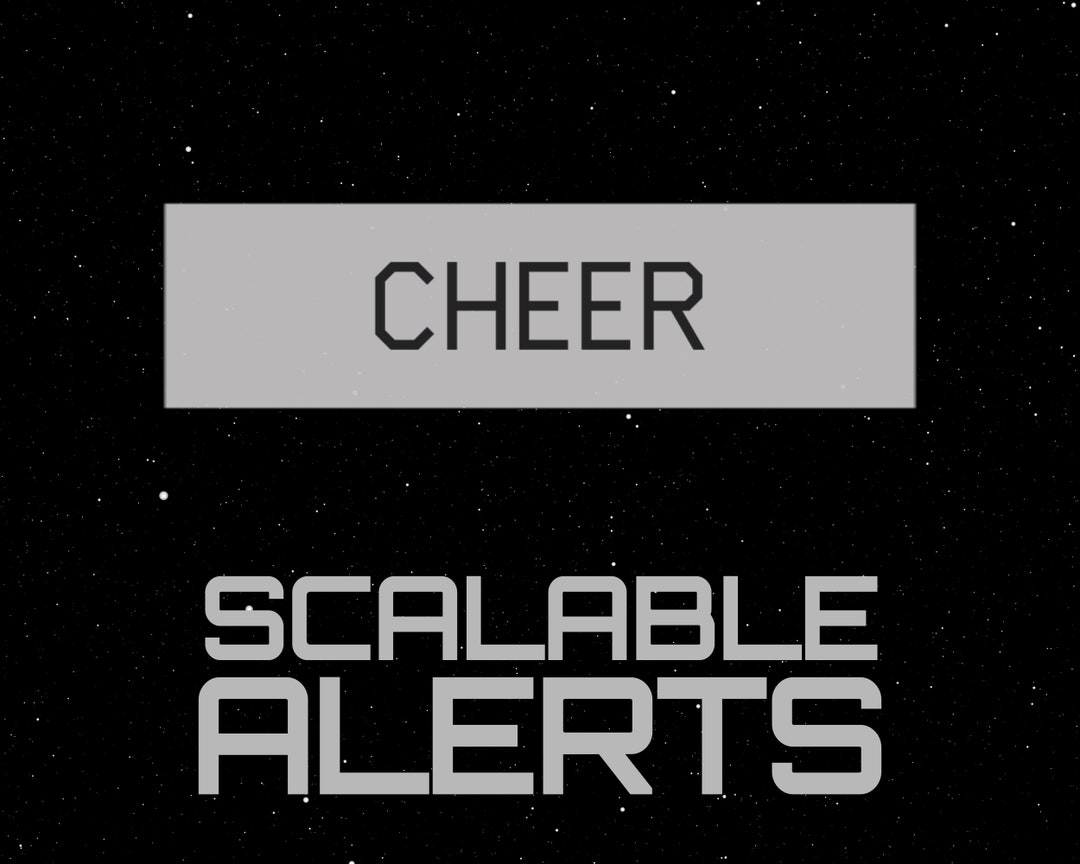 Sci-fi Scalable Alerts for Twitch Streams, Nasa Punk Space Minimalist ...