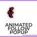 Animated Twitch Fire Follow Pop-up Overlay Scalable Easy to - Etsy