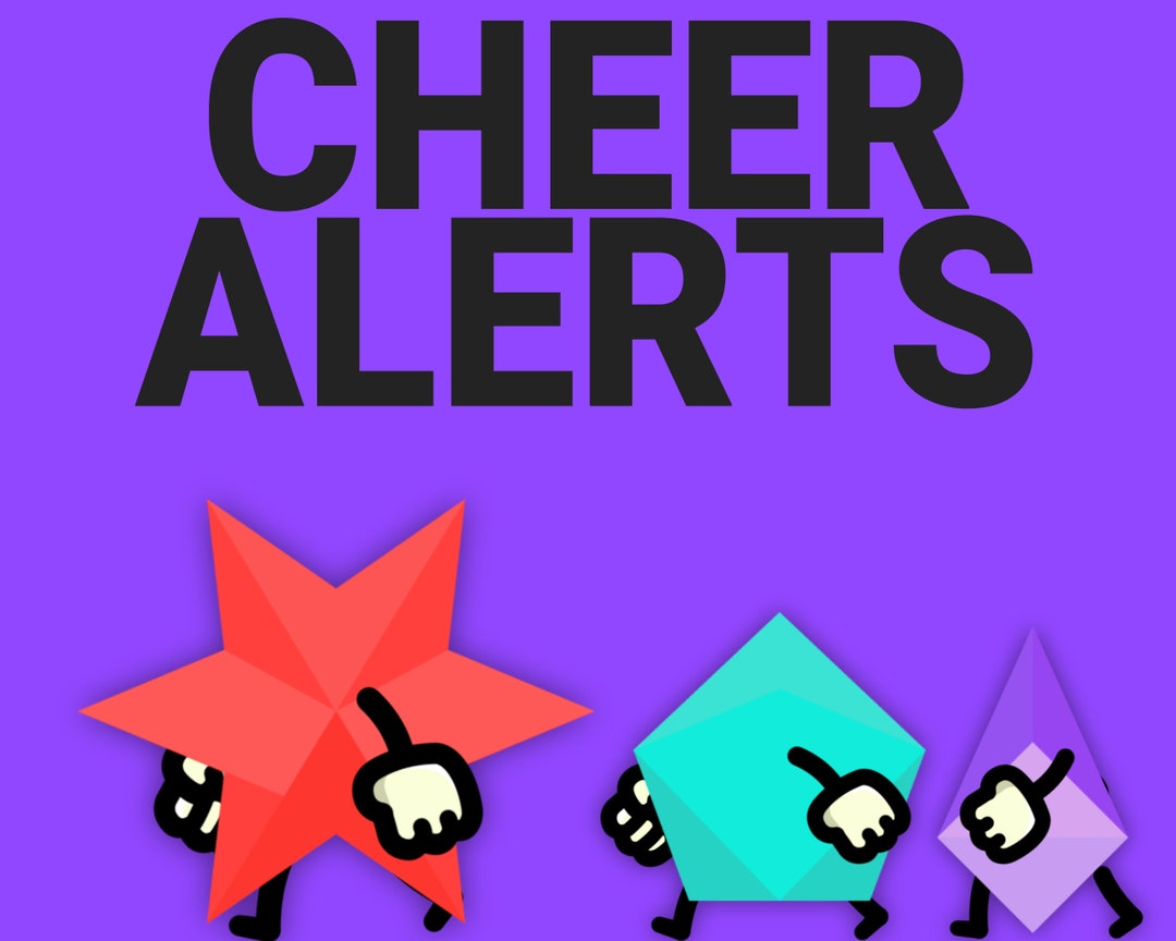 Running Bits Cheer Alerts, Diamond Funny Jewelry Cute Sound Overlay for ...