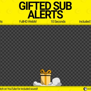Tiny Skeletons Gifted Subscriber Alerts for Twitch Streamers, Chibi ...