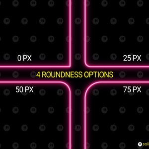 Neon Twitch Chat Box, 2 Layers, 5 Shapes, Animated and Static Retro ...