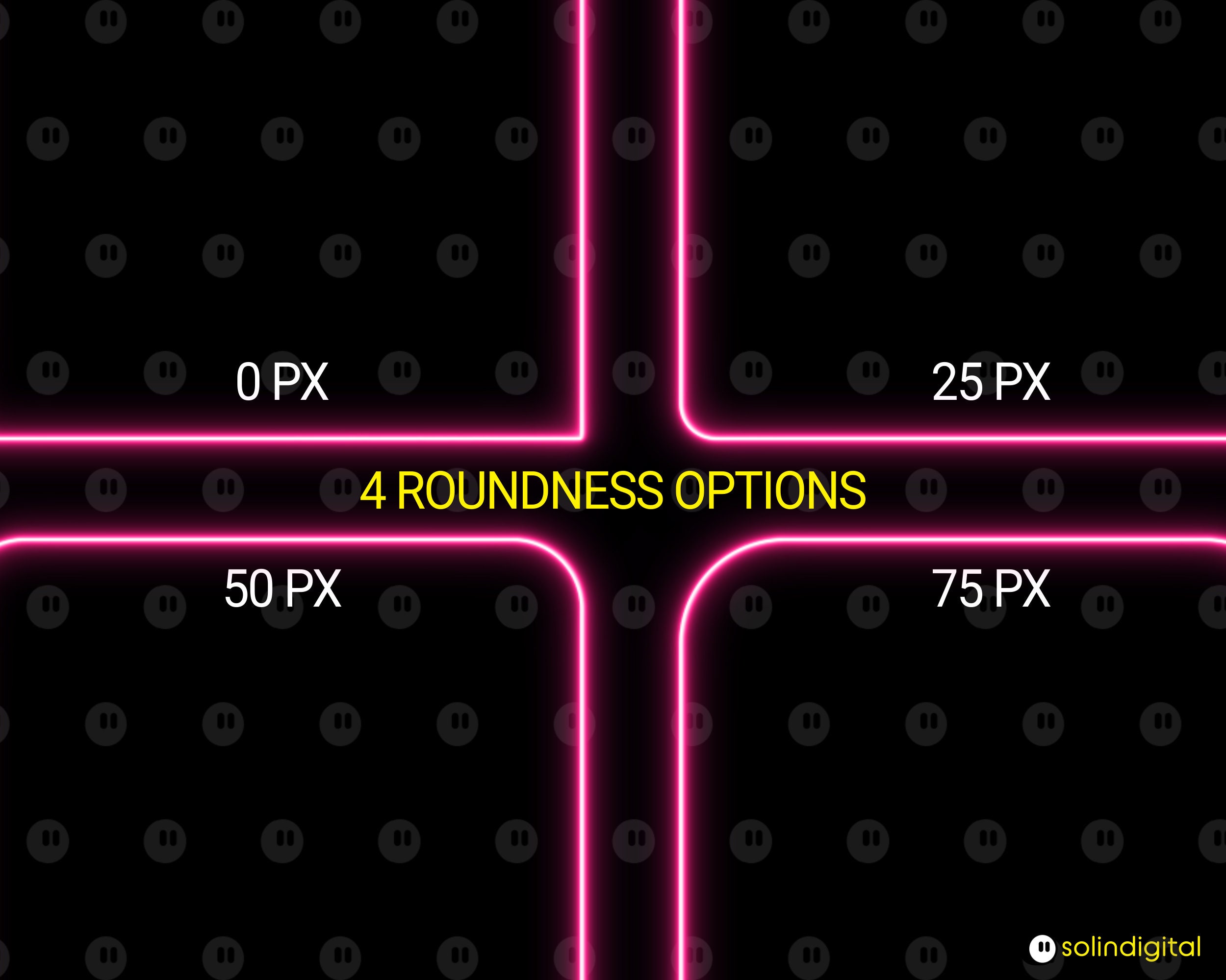 Neon Twitch Chat Box, 2 Layers, 5 Shapes, Animated and Static Retro ...