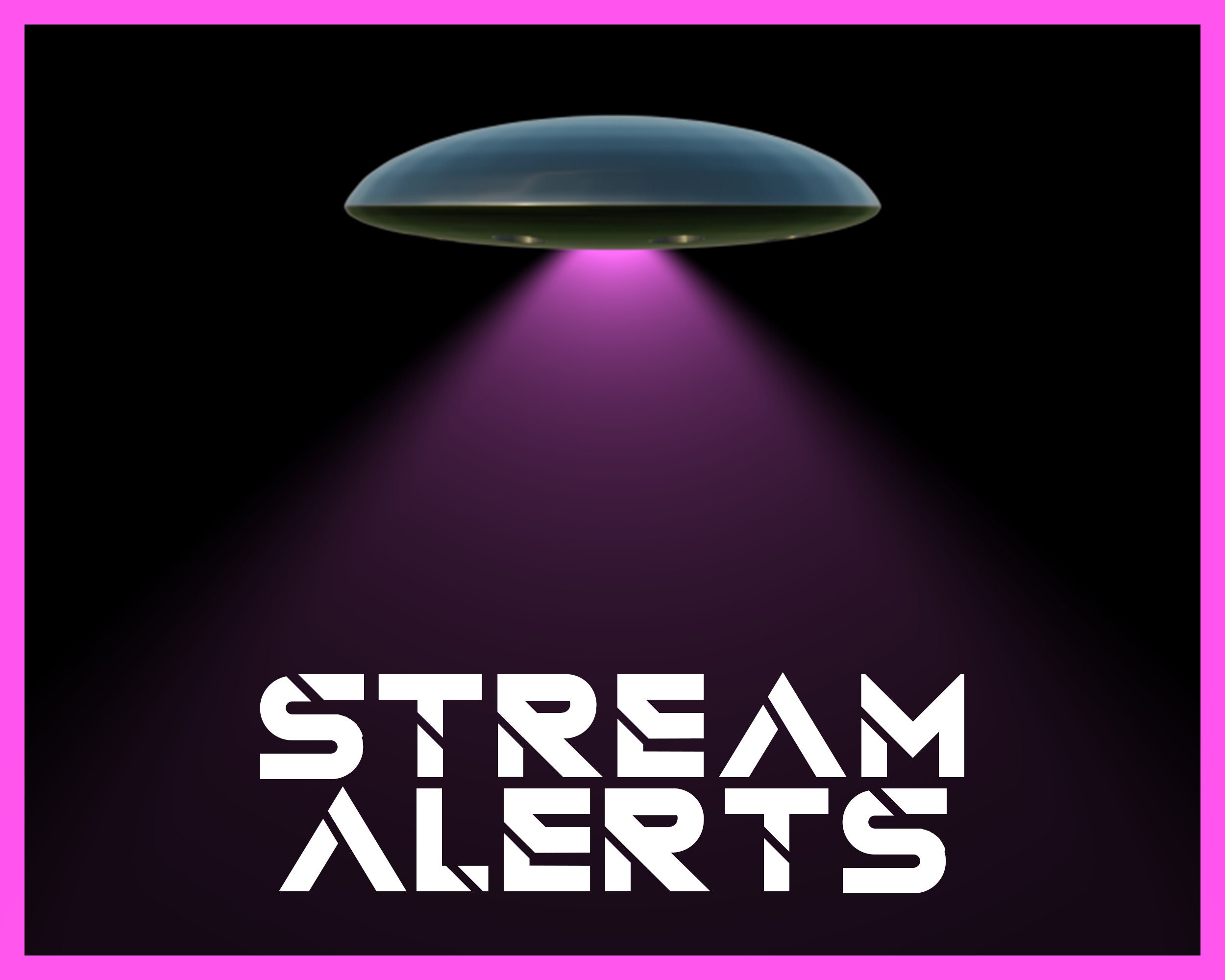 UFO Animated Alerts for Twitch Streams Spooky Alien Alert - Etsy