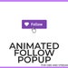 Animated Twitch Fire Follow Pop-up Overlay, Scalable, Easy to Implement ...