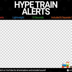 Toy Hype Train Alerts With Levels, Steam Train Twitch Alerts, Start ...
