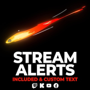 Meteor Stream Alerts, Comet Fall Impact Fire Overlay Sound Assets With ...