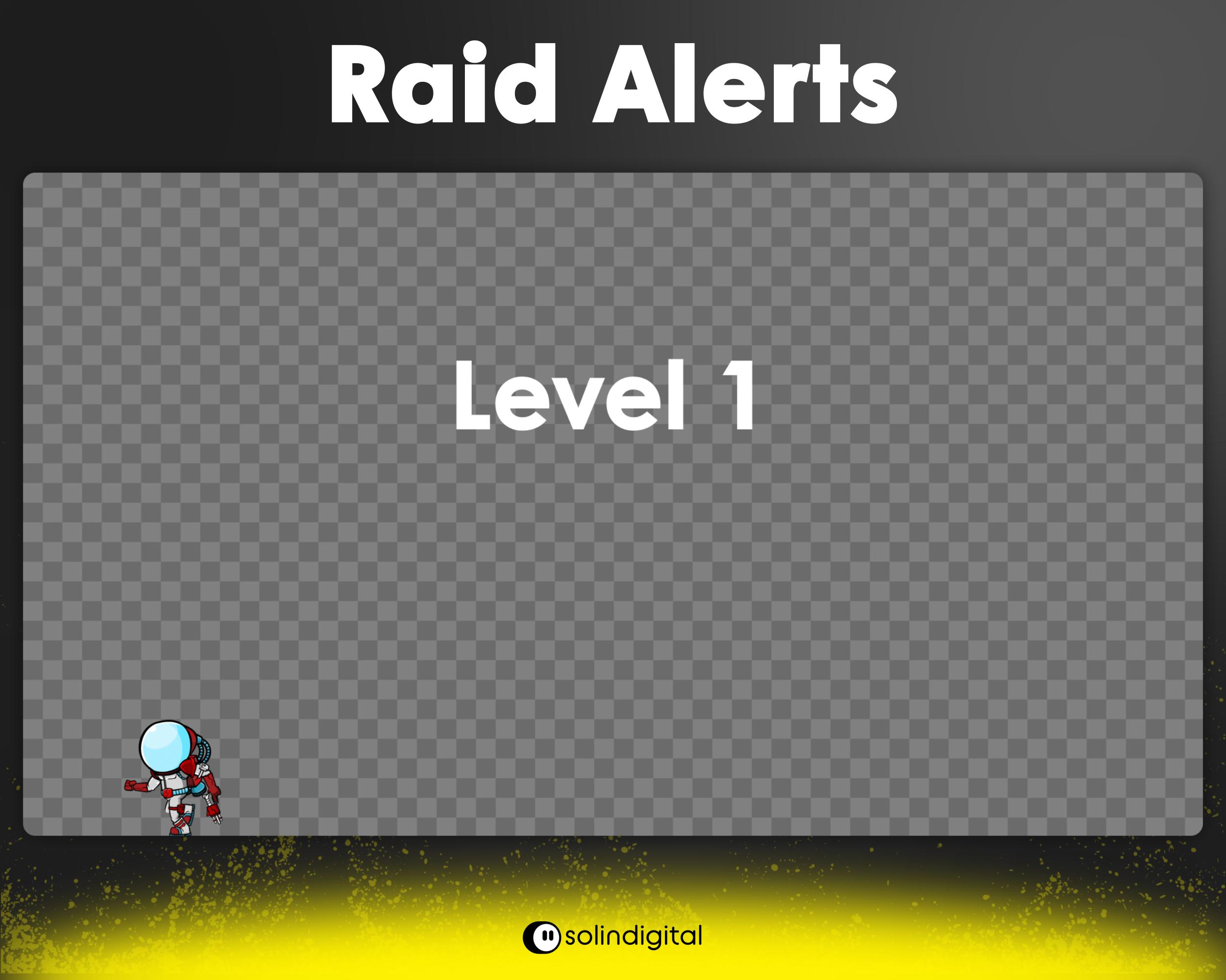 Raiders Raid Alerts | Sci-fi Drone Chase Animation | Game Raid Overlay ...