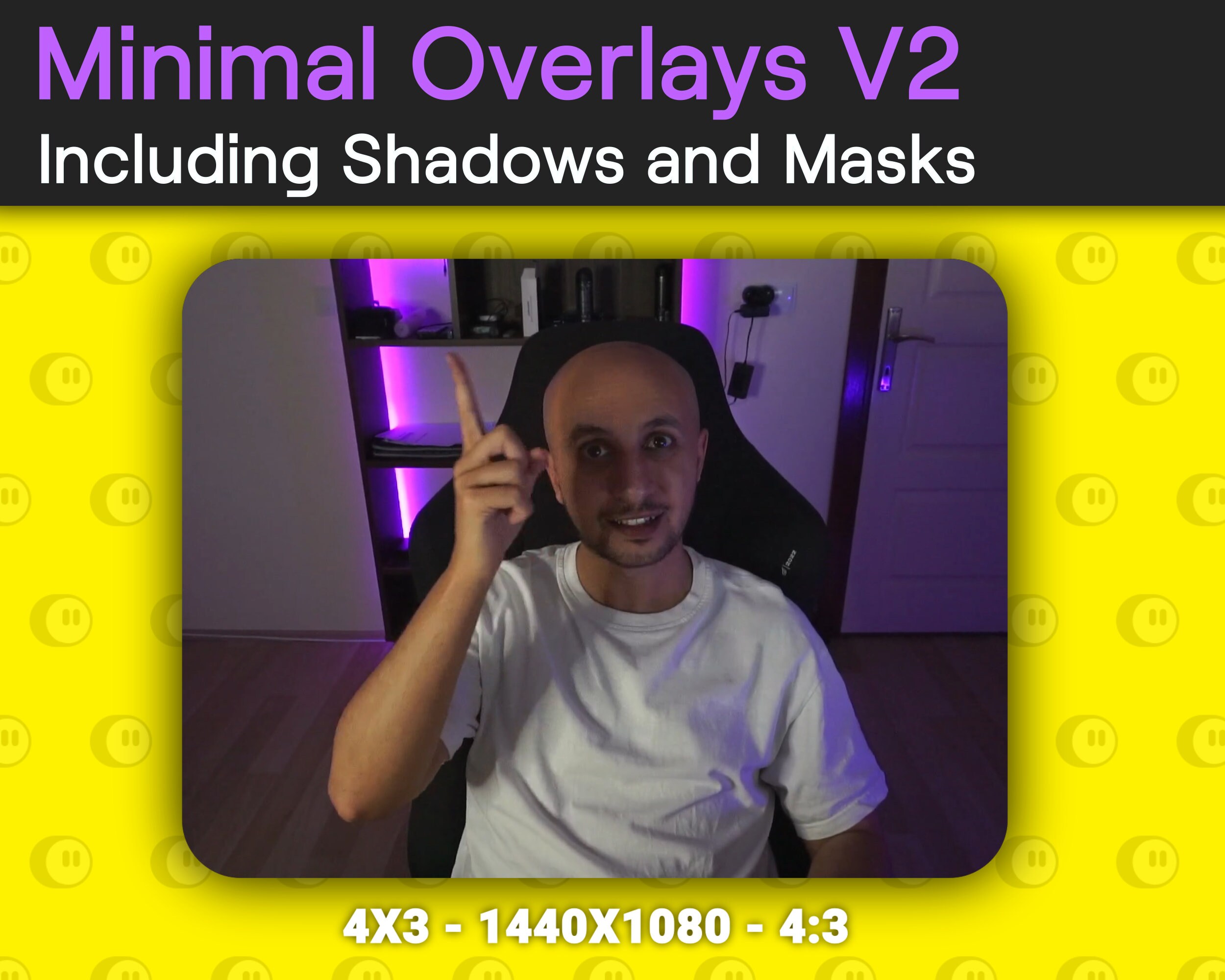 Minimal Overlays V2, Camera Borders and Shadows for Streaming, Easy to ...