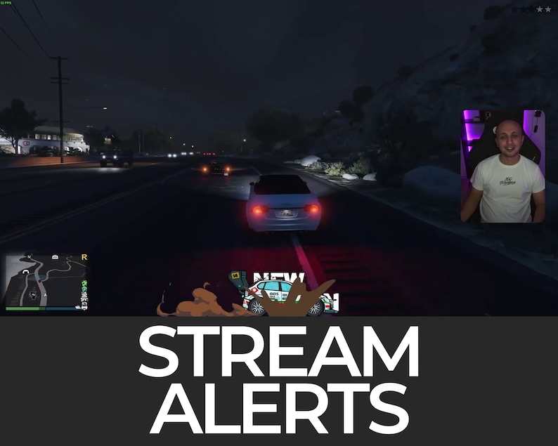 Rally Car Animated Alerts for Twitch Streams, Racing Vehicle Overlay ...