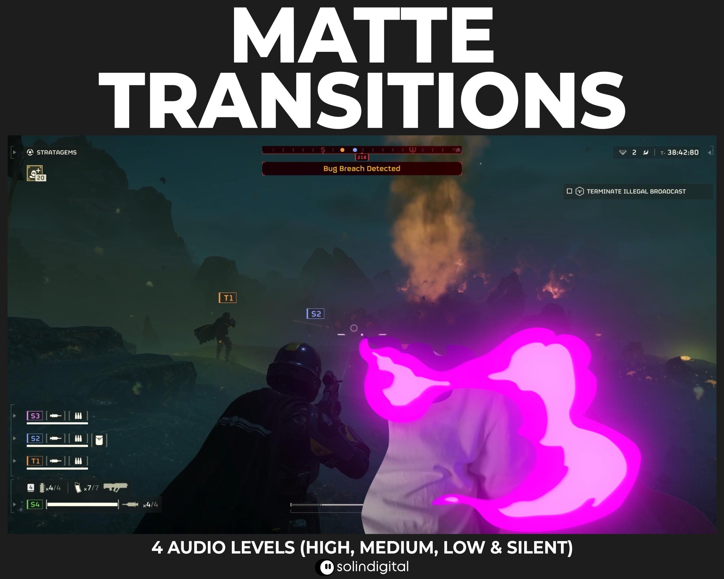 Fire Matte Transitions, Animated Overlays With Sound for Streamers ...