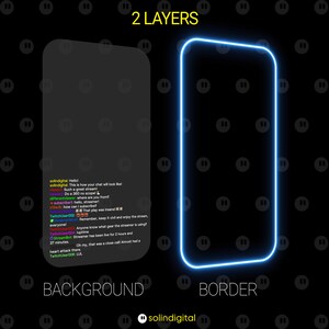 Saber Twitch Chat Box, 2 Layers, 5 Shapes, Animated and Static Space ...