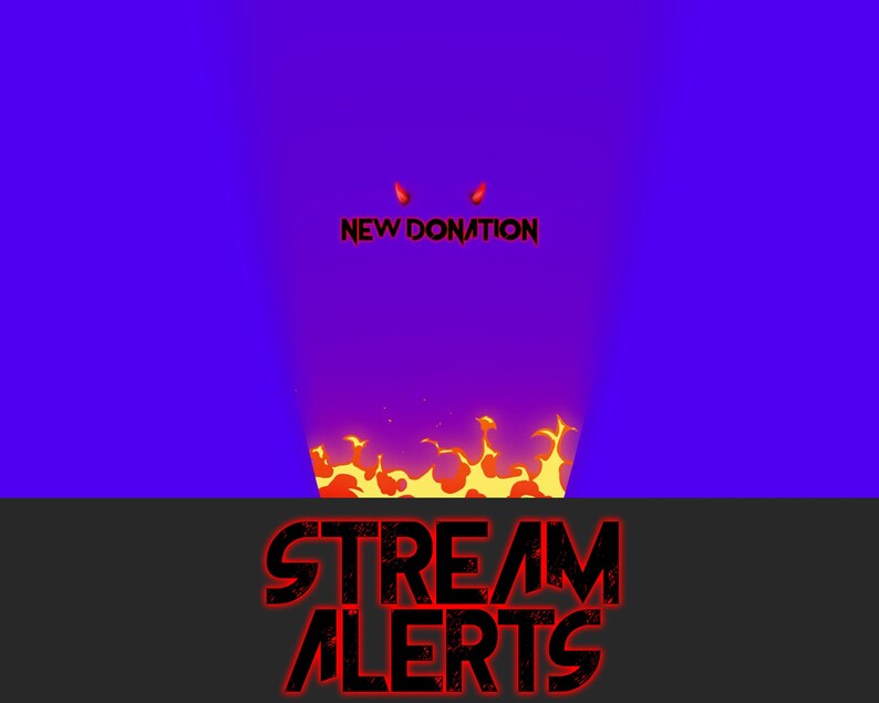 Demonic Alerts for Twitch Streams Satan Demons Hell Animated - Etsy
