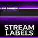 Animated Purple Saber Stream Labels Twitch Labels Latest - Etsy